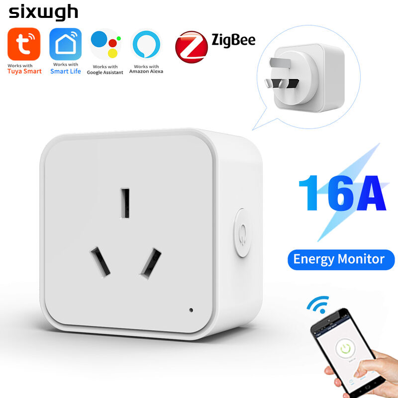 ZigBee 3.0 Smart Plug with 16A Current & Energy Monitor