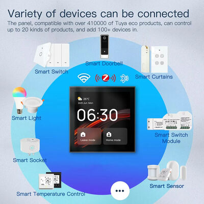 Smart Panel 4″: Built‑in Alexa & Zigbee Gateway, Tuya OS, 410K+ Devices